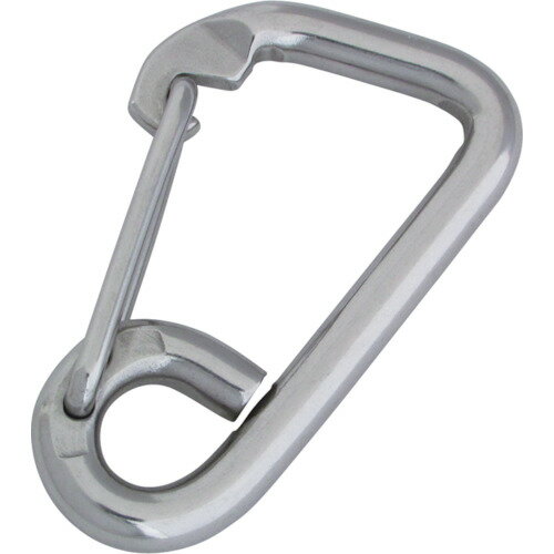 【特長】■荷重をかけた際、長辺に負荷がかかるため、フックに負担がかかりにくい構造になっています。【用途】■端末の金具のジョイントに。【仕様】■使用荷重(kN)：0.98■D(mm)：8■L(mm)：81■S(mm)：18■W(mm)：46■...