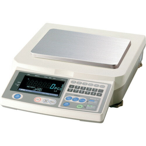 【特長】■自動精度向上機能（ACAI）付です。■大型の計量台（最大1200kgまで）と組み合わせて軽量から重量級までの計測が可能です。■アルミダイカストフレームの堅牢設計です。■クッキリ見やすく、情報豊富な大型蛍光表示です。■500品目の情...