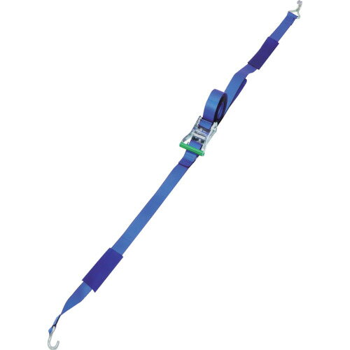 【特長】■ラチェット式により簡単な操作で確実な荷締め作業ができるベルトです。【用途】■トラック輸送時の荷崩れ防止。【仕様】■最大使用荷重(t)：0.764■ベルト長さ(m)巻取側：9.5■ベルト長さ(m)固定側：1.00■ベルト寸法(mm)...