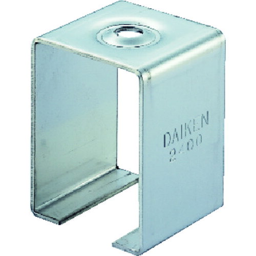 【用途】■天井受一連の金具として。【仕様】■品名：天井受下■適合レール：3号■板厚(mm)：2■A(mm)：68■B(mm)：51■E(mm)：48■穴径(mm)：10.5■適合ボルト：M8皿ボルト■F(mm)：14■組み付けには下表サイズ...