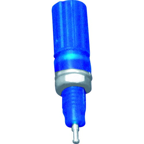 【特長】■カラーバリエーション6色の4mmターミナルです。（ツマミ取り外し不可）【用途】■各種の入力・出力のターミナルとして。【仕様】■色：青■定格：125V-10A■絶縁抵抗：DC500V/100MΩ以上■耐電圧(V)：AC1000V(1...