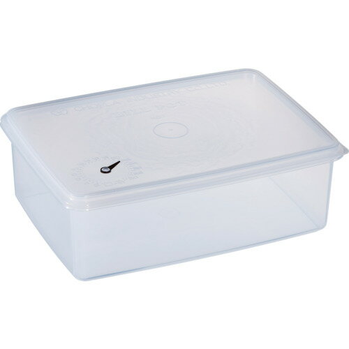 【特長】■留具やパッキンを使わない簡易密閉容器です。■フタには便利な日付メモリー付です。■半透明なので中身が何か分かります。【仕様】■色：乳白色■容量(L)：4.2■外形寸法(mm)幅：291■外形寸法(mm)奥行：212■外形寸法(mm)...