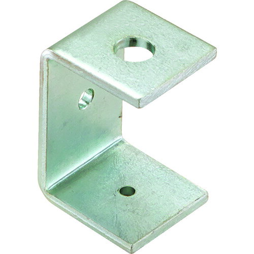 【用途】■マテハンアルミレールを天井や壁に取り付ける際に使用するブラケットとして。【仕様】■品名：ブラケット金具■適合レール：10M-R【材質・仕上】■スチール【セット内容】■取付ビス・ナット:各1個