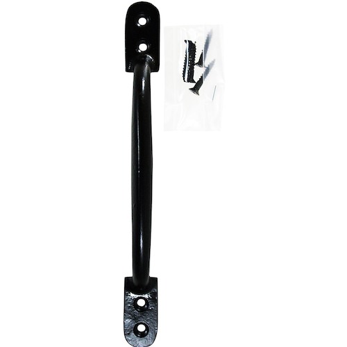 【特長】■シンプルで落ち着いた色合いの取っ手ですので、ドア、家具用の取っ手としてご使用ください。■家具の模様替え、DIYに使用し、自分好みのお部屋にできます。【仕様】■全長(mm)：185■全高(mm)：34■色：ブラック■幅(mm)：18...