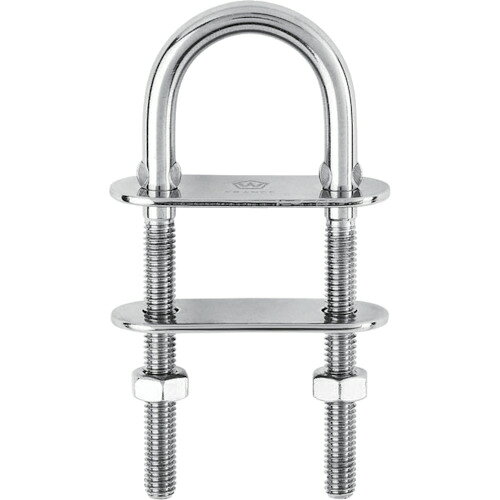 【特長】■丁寧に鍛造されたステンレス(SUS316L)製で非常に頑丈で安全に使用できます。【用途】■船舶艤装用として。■ロープ、チェーン、ワイヤーなどのと締結金具として。【仕様】■使用荷重(kN)：35.30■ねじ径：M10■全長(mm)：...