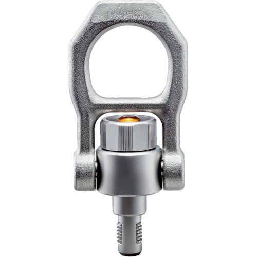 【特長】■ボタン操作で着脱が簡単な吊り金具です。■アイボルトの作業時間を85％短縮できます。■シャックルが360度回転します。■ボタンを押しながらネジ穴にピンを差込むことが出来ます。【用途】■冶具、金型、アイボルトの代用に。■製品、部品、冶...