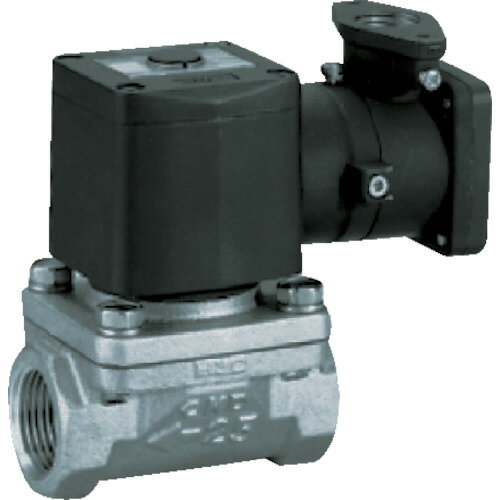 【特長】■水・空気・ガス・油など多種類の流体を制御するマルチレックスバルブの防爆仕様です。【仕様】■有効断面積(［［MM2］］)：162■接続口径：Rc3/4■作動方式：ダイアフラム駆動式■電源(V)：AC200■ポート数：2■使用圧力(M...