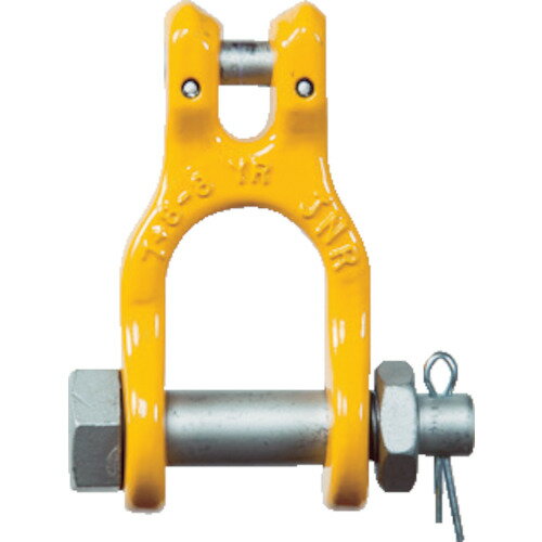 【特長】■他のつり具に接続できるシャックル付金具です。【用途】■クランプなどを結合して使用する際に。【仕様】■基本使用荷重(t)：4.2■適合チェーン線径(mm)：12.5■寸法(mm)P：98■寸法(mm)d：22■寸法(mm)l：160...