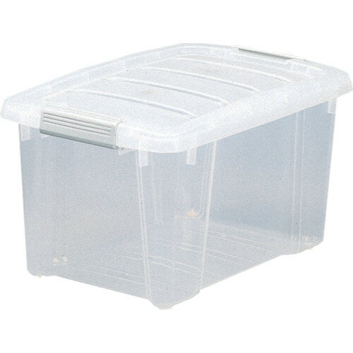 【特長】■バックルを本体部分に取り付けることにより、中に物を入れて持ち上げたときにフタがしっかり閉まる構造です。■サイズの異なる商品同士のスタッキングが簡単です。【仕様】■容量(L)：16.1■色：クリア■外形寸法(mm)間口：295■外形...