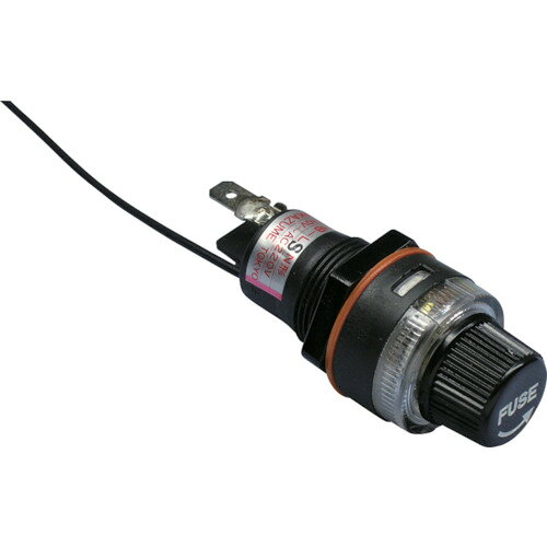 【特長】■φ6.4×30/φ6.35×30用ヒューズホルダです。■FHB-LDとFHB-LNは溶断時に赤ランプが点灯します。■FHB-LSDとFHB-LSNは通電時に緑ランプが、溶断時には赤ランプが点灯します。【仕様】■回路電圧(V)：AC...