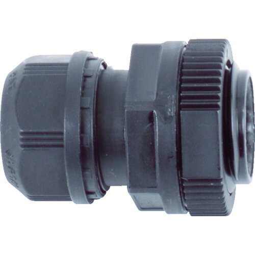 【特長】■耐油性です。(日光の当たる場所では使用しないでください。)■防水性能はIP67です。【用途】■各種電気配線器具の電線引出部の保護および保持。【仕様】■色：黒■適合電線径(mm)：φ7〜9■取付ねじ：CTG16(G1/2)■適合板厚...