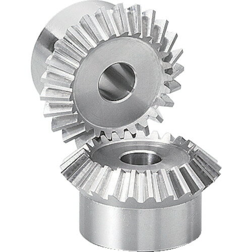 【特長】■JIS4級です。【用途】■一般産業機械、食品機械、医療機器等に使用。【仕様】■モジュール：0.8■歯数：25■基準円直径(mm)：φ20.0■組立距離(mm)：18■穴径(mm)：φ5■取付ねじM：M3■取付ねじls：3■全長(m...