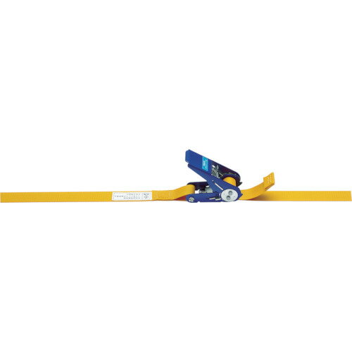 【特長】■巻取タイプの強力ラッシングベルトです。【用途】■荷締め作業。【仕様】■ベルト長さ(m)巻取側：7■ベルト長さ(m)固定側：1■ベルト寸法(mm)幅×厚さ：50×2.2■色：青緑■破断荷重：30kN■最大使用力：7．5kN■端末仕様...
