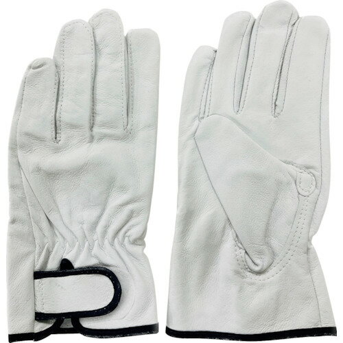 【特長】■毛穴3つが一群になっているのが特徴です。■通気性が良く牛革に比べて軽量です。■柔軟性に優れ作業性も良いです。【仕様】■色：白■サイズ：LL■全長(cm)：23.5■手のひら周り(cm)：23.5■中指長さ(cm)：9.0■厚さ(m...