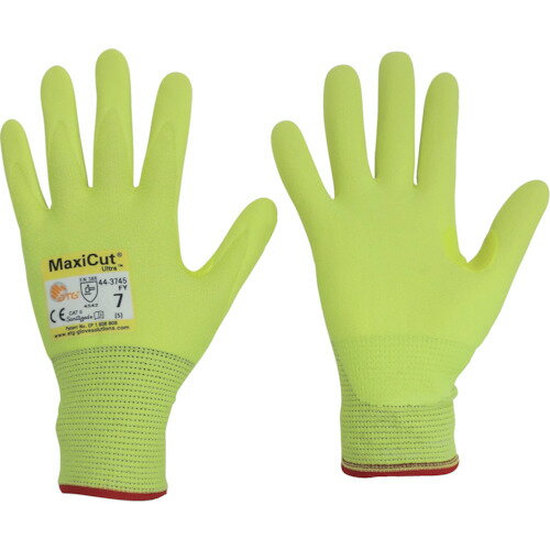 【特長】■特許取得のマイクロ発泡ニトリルコーティングは熱と蒸れを360°全方向から放出し、手の温度を最適に保ちます。■マキシカット［［R上］］・ウルトラ［［TM上］］は、従来のマキシカット［［R上］］の耐切創性に薄さ・快適性・耐久性をさらに...