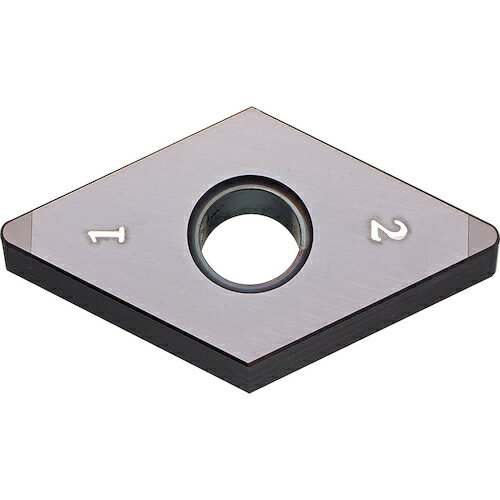 【特長】■新開発コーティング＋高靭性CBNにより、耐摩耗性と耐欠損性を両立しています。【用途】■旋削加工用。【仕様】■チップ形状：ひし形55°■厚さ(mm)：4.76■D1(mm)：5.16■断続