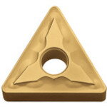 【特長】■耐高温変形性の高い特殊母材に被膜の強靭化と界面の強化により、安定長寿命加工を実現しています。■鋼加工の断続〜汎用加工の第一推奨材種です。【用途】■旋削加工用。■被削材：鋼。【仕様】■CA525：ウルトラインターフェイス(界面)によ...