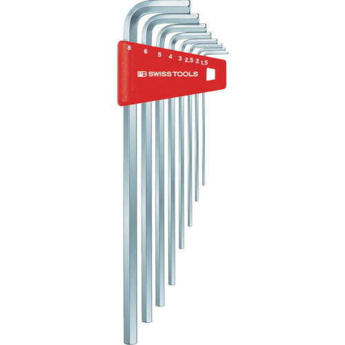 【特長】■ホルダー付き。■パッケージ付。【仕様】■セット内容(mm)：1.5、2、2.5、3、4、5、6、8、10■セット内容(本)：9【材質・仕上】■特殊鋼■表面処理：ニッケルクロムメッキ(0.71mm〜1.27mmはメッキなし)【セット...