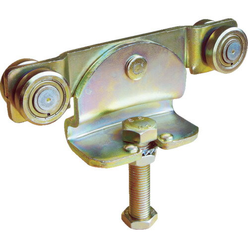 【特長】■大きいベアリングが使用されていることで、より小さな力で、吊り車のスムーズかつ安定した走行を確保してます。■吊り車が前後・左右両方向に揺動可能な為、滑車部分に余計な負荷がかかりずらく、吊り車の長寿命化に貢献しています。【用途】■ドア...