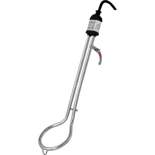 【特長】■水を電気で温めることができます。【用途】■冬場の作業現場でお湯を沸かすために。【仕様】■電源(V)：AC100■定格電流(A)：5■容量(kW)：0.5■電源コード長さ(m)：2■首下寸法(mm)：345■発熱部寸法(mm)：75...