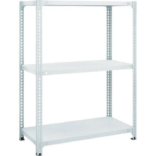 【特長】■組み立て簡単、今までボルト組みをしていた手間が大きく省けます。■中棚は全て棚受けに棚板を置くだけの段替え簡単構造（中棚ボルト不要）です。【仕様】■間口(mm)：1500■奥行(mm)：450■高さ(mm)：1200■有効間口(mm...