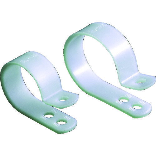 【特長】■内側のエッジ部は丸味を帯びているので、電線被覆を傷つけません。■SL-14N〜SL-32Nは、収束径を変えることができます。【用途】■配線束、ケーブルのビス固定用クリップ。【仕様】■色：ナチュラル■寸法(mm)W：9.5■寸法(m...