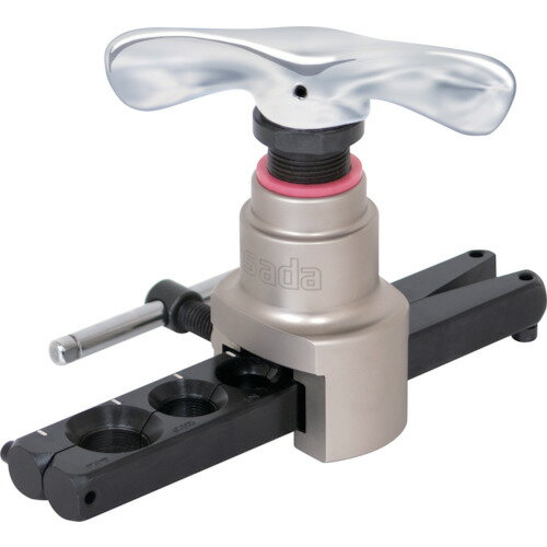 【特長】■フレア加工が完了するとハンドルが空回りし、回しすぎや回し不足による加工不良を防止します。　■コーンの先端が銅管の中心に位置したまま、偏心しながら回転して銅管を広げるため、均一なフレア加工ができます。　■R410A用パッケージエアコ...