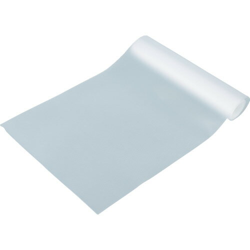 【特長】■菱形の表面処理で、いろいろな目的に合わせて使用可能です。■ハサミで好きなサイズにカットできます。【用途】■工具箱、引き出し、棚板、水槽などの滑り止めや下敷きに。【仕様】■色：クリア■厚さ(mm)：0.8■幅(mm)：450■長さ(...