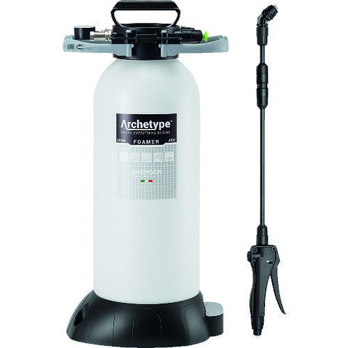 【特長】■耐薬品性の屈強なタンクとガスケットを備えたプロ向けの噴霧器です。■泡状に噴射します。■防水機能を備えたストラップ付です。■安定性に優れたベース付です。■備え付けられたカップリング（1/4インチ）にエアポンプを繋ぎ、蓄圧することが可...