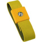 【仕様】■リストバンド　長さ調整機能付き　黄　金属アレルギー対応【注意事項】■別途接地コードが必要