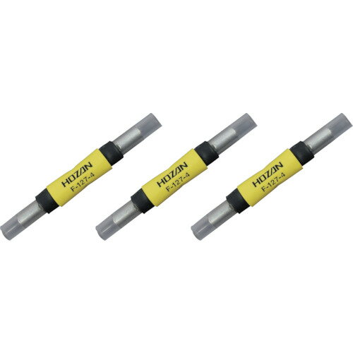 【特長】■アース線に挿入する人体保護抵抗です。■アース線の任意の位置を切断して取り付けます。【仕様】■1MΩの抵抗入■適合電線：VSF1.25mm^2 / KIV1.25mm^2■サイズ：φ6.5×53mm■入数：3■1MΩの抵抗入■適合電...