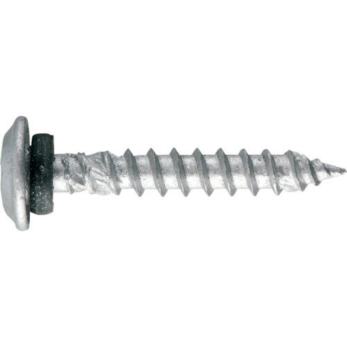 【特長】■高耐久のポリオレフィン系パッキンによりしっかり防水します。■ねじ頭部はパッキンを包み込む特殊形状です。■特殊先端形状採用により、下地材の木割れを軽減します。【仕様】■寸法(mm)d：4.3■全長(mm)：27■よび径(mm)：4....