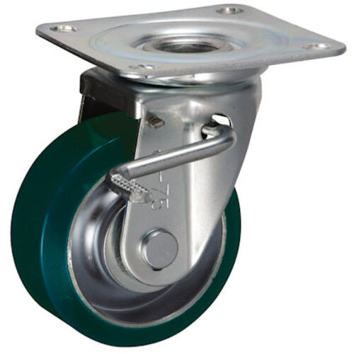 【特長】■スタンダードキャスターで、重量物の搬送に数多く使用されています。■耐油性、耐摩耗性に優れています。■金具の耐久性に優れています。【用途】■各種搬送台車、什器に。【仕様】■許容荷重(daN)：120■許容荷重(kgf)：122.4■...