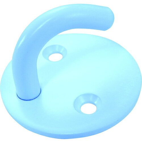 【特長】■ビス留め仕様で、しっかりと固定できます。(ビス穴径5.2mm)■壁面・床面や柱などに、物を引っ掛けたり、吊るしたりするフック金具として使用します。【用途】■チェーンやロープなどの末端に引っ掛けに。【仕様】■吊下荷重(N/kgf)：...