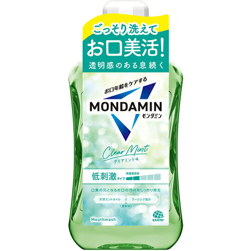 【特長】■ごっそり洗えてお口美活、透明感のある息が続きます。■口臭の元となるお口の汚れをしっかり除去します。【仕様】■容量(ml)：1080■香り：クリアミント■幅(mm)：105■奥行(mm)：74■高さ(mm)：232■洗口液化粧品■天...