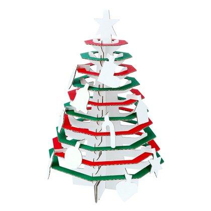 ハコモ(hacomo) hacomo kids クリスマスツリー 2429 ダンボール工作キットクリスマスツリー