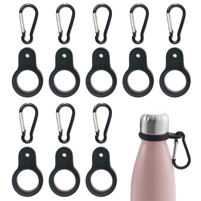 ペットボトルホルダー 8個セット ペットボトルホルダー カラビナ 携帯便利 シリコーペットボトルカラビナ 取り外し可能 軽量 アウトドア、ハイキング、キャンプ、ライディングのた製品詳細1セットにペットボトルホルダーが8個含まれています。各シ...
