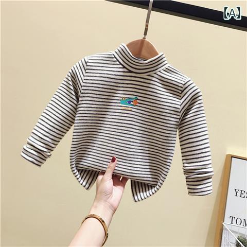 ・カテゴリ: 童Tシャツ・袖丈: 長袖・主な素材: 綿85%・ネックライン: クルーネック・カラー展開: 米色.青.米色【加绒加厚】.青【加绒加厚】・サイズ展開: 80.90.100.110.120.130.140