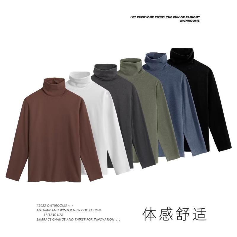・カテゴリ: Tシャツ・スタイル: 基礎・主な素材: ポリエステル100%・柄: 無地・版型: ルーズフィット・袖丈: 長袖・ネックライン: ハイネック・厚み: 普通・カラー展開: 白色、黒色、灰色・サイズ展開: M、L、XL、XXL、XX...