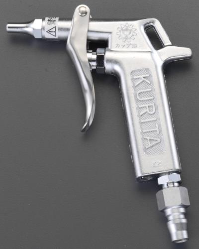 仕様：●メーカー:栗田製作所●型番:AG45L●穴径:2mm●使用圧力:0.7MPa●エアー量:160L/min●ホース取付ねじ:G(PF)1/4”●ノズル取付ねじ:G1/8”●材質:本体:アルミダイカストプラグ:鉄(クロムメッキ)●精密機...
