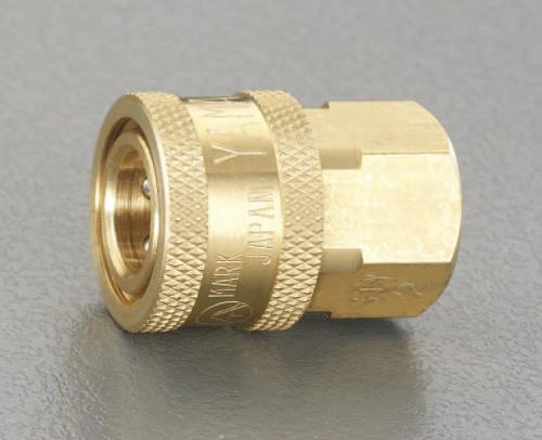 仕様：●型:中圧型●材質:真鍮●オーリング(NBR)●バルブレス構造●取付ねじ:Rc2”●常用圧力:1.5MPa●中圧型のプラグ、ソケットは同ねじサイズのみしか適合しません商品画像に関する注意事項：●画像に数字等の情報が入っている場合は、　...