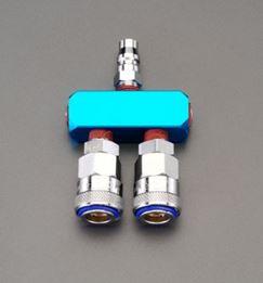 仕様：●型:20型●使用圧力:1.5MPa●材質:合金●連数:2連●サイズ:65(W)×19(D)×104(H)mm●ワンプッシュ型●プラグをソケットに押し込むだけで簡単に接続できます。商品画像に関する注意事項：●画像に数字等の情報が入って...