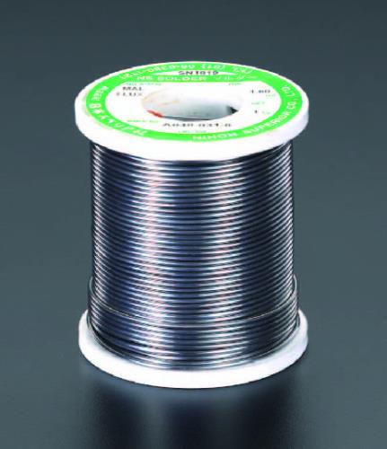 仕様：●線径:1.6mm●巻:1kg●成分:錫18%、鉛80%、銀2%●用途:アルミとアルミ、アルミと他の金属の半田に。●フラックス入●電解腐食に対して大幅に改善されています。●アルミと殆どのアルミ合金・異種金属に対して、”ヌレ性”が良く、...