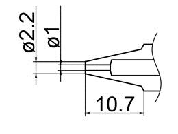 仕様：●メーカー:白光(HAKKO)●型番:N1-10●EA323HD用ノズル商品画像に関する注意事項：●画像に数字等の情報が入っている場合は、　品番末尾が対象商品の画像となります。