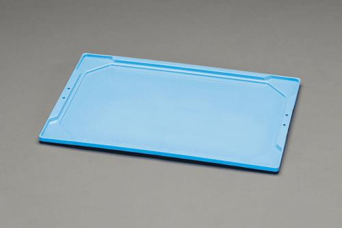 仕様：●メーカー:三甲(サンコー)●型番:701908●サイズ:530×366×18mm●色:ライトブルー●材質:ポリプロピレン●適用コンテナ:EA506AA-11、(旧)-12、-13、-14、(旧)-11A、(旧)-12A、-13A、-...