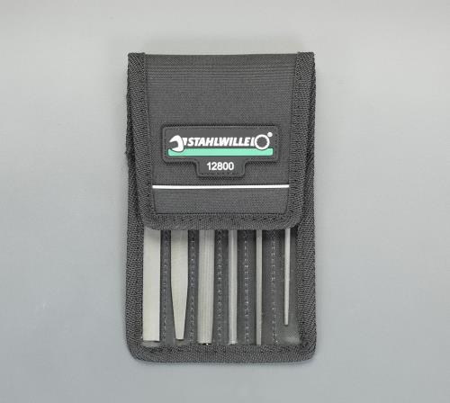 仕様：●メーカー:STAHLWILLE(スタビレー)●型番:12800●:6本組平(10×1.2mm)先細(3~11×1.2mm)半丸(9.5mm)三角(5mm)角(3mm)丸(φ3mm)●全長:170mm●刃長:100mm●重量:111g...
