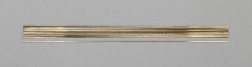 仕様：●番数(#):6/0●断面:0.36×0.18mm●山数:32/cm●全長:130mm●入数:12本●用途:彫金用商品画像に関する注意事項：●画像に数字等の情報が入っている場合は、　品番末尾が対象商品の画像となります。