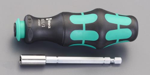 仕様：●メーカー:Wera●型番:134491●ドライバーハンドル:120mm●ビットホルダー:100mm(六角対辺1/4”)●ビット六角シャンク:1/4”●ビット全長:25mm●(+)ビット:#1・#2●(-)ビット:5.5・6.5mm●...