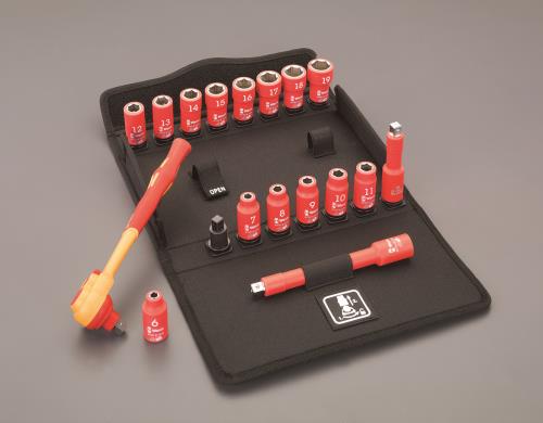 仕様：●メーカー:Wera●型番:004970●商品名:8100SB●差込角:3/8”●(3/8”)絶縁ソケット(6角):6・7・8・9・10・11・12・13・14・15・16・17・18・19mm●(3/8”)絶縁ラチェットハンドル:2...