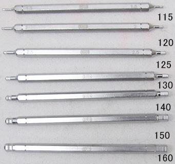 仕様：●六角シャンク:1/4”●サイズ:3mm●全長:125mm●マグネット付●ボールポイント付商品画像に関する注意事項：●画像に数字等の情報が入っている場合は、　品番末尾が対象商品の画像となります。
